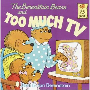 绘本故事《The Berenstain Bears and Too Much TV 《贝贝熊少看电视》 ISBN 9780394865706 ...