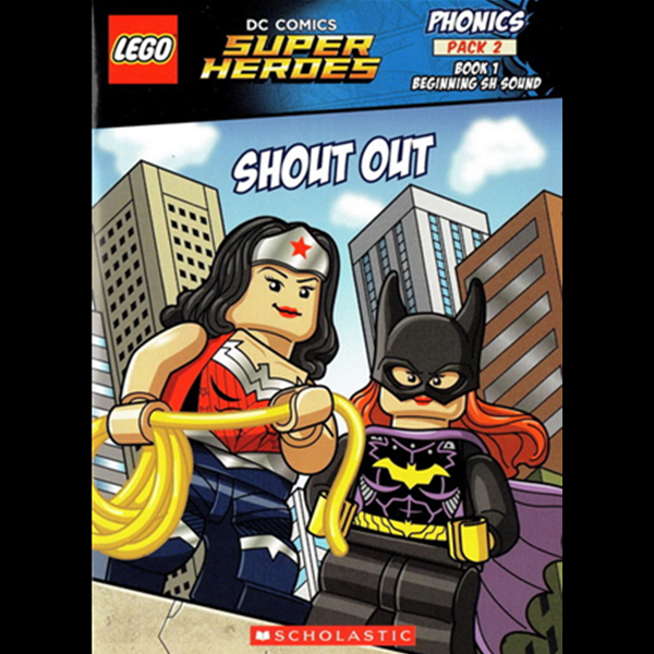 绘本故事《Shout Out-Lego DC Super Heroes Phonics》- 适合 8-10岁,5-7岁,3-4岁 – 布克船长