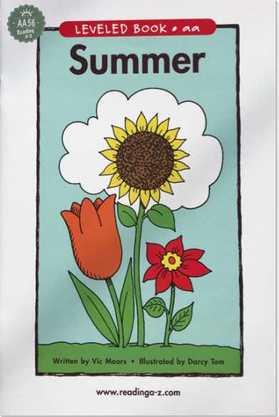 绘本故事《Summer-RAZ Leveled Book aa56》- 适合 3-4岁 – 布克船长