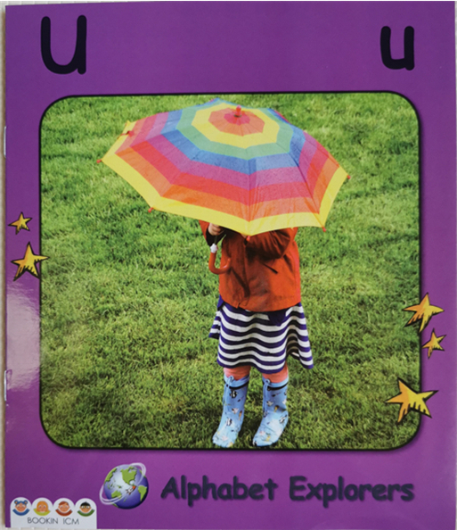 绘本故事《Uu-Alphabet Explorers红火箭分级读物》- 适合 3-4岁,0-2岁 – 布克船长